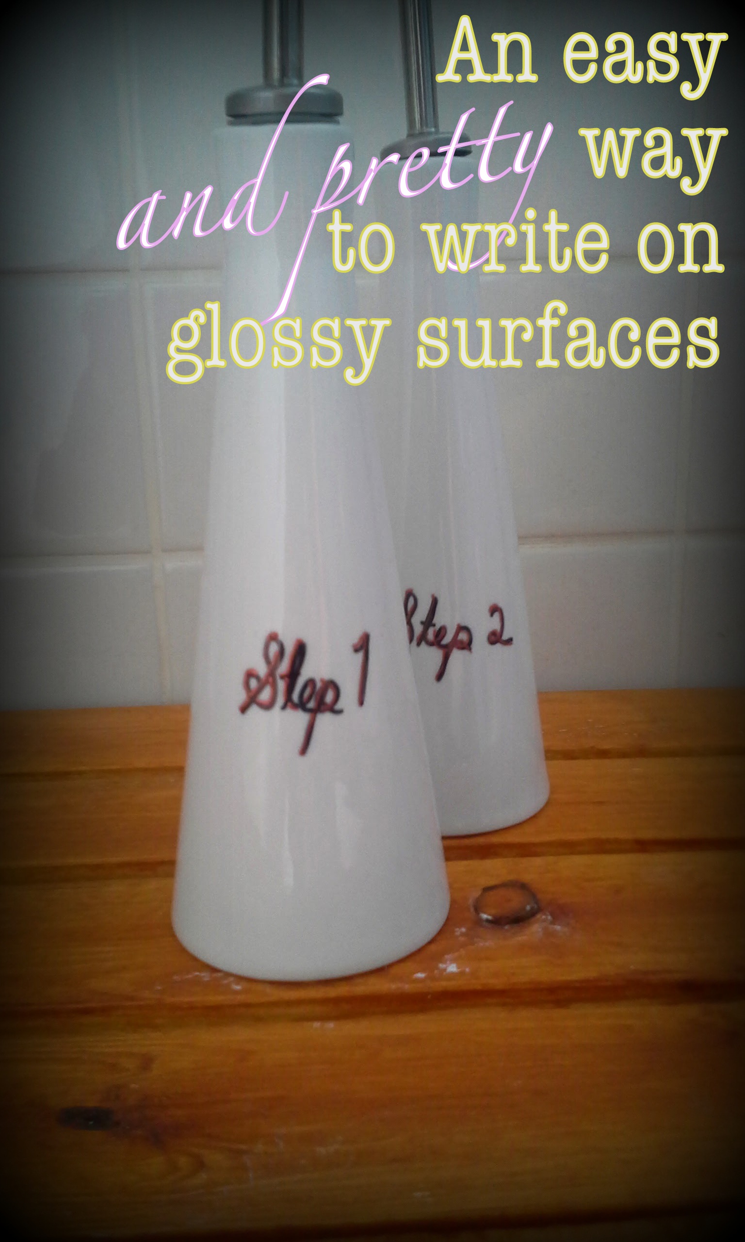 An easy and pretty way to write on glossy surfaces – pause then press play